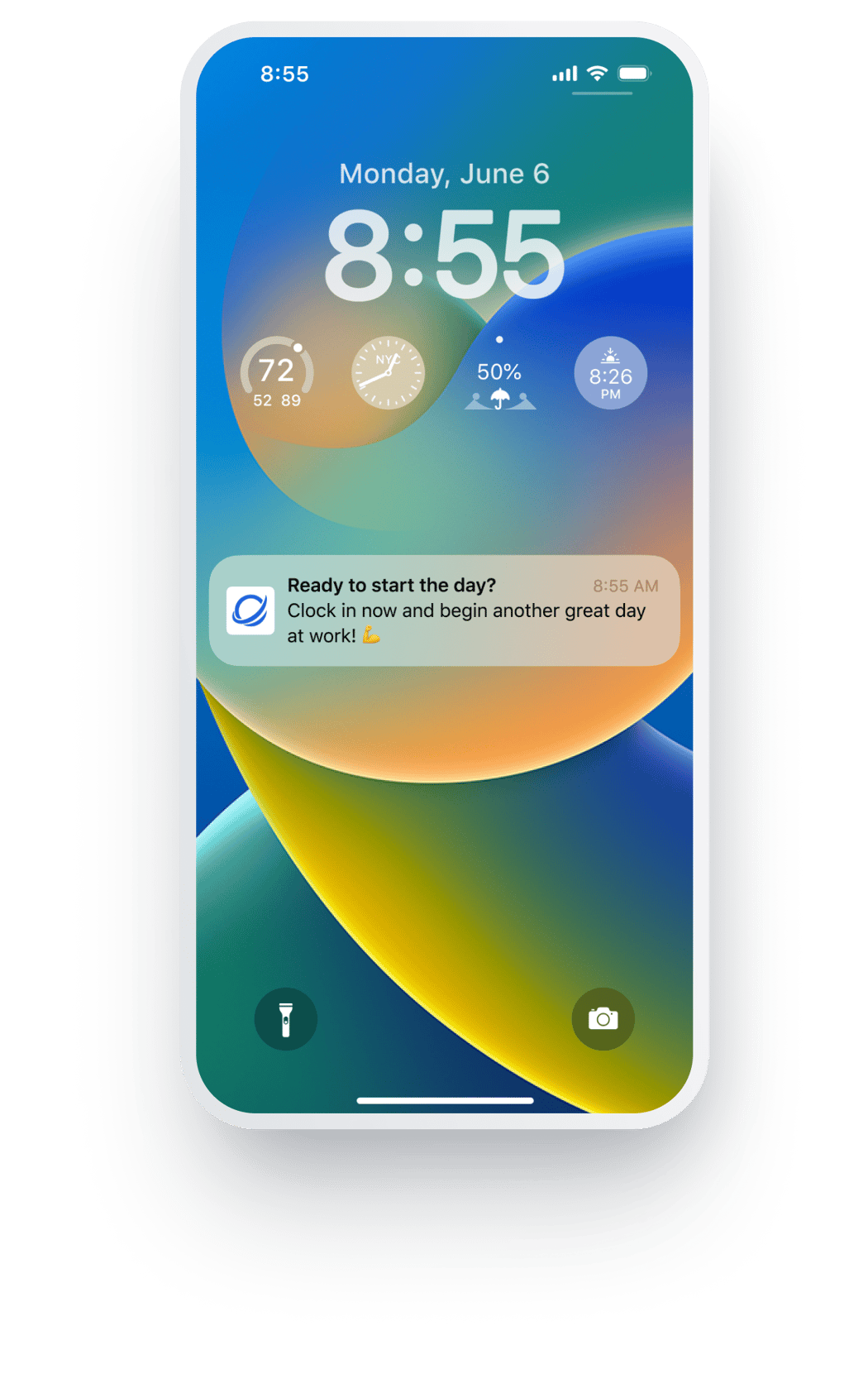 Manage clock in and clock out reminders