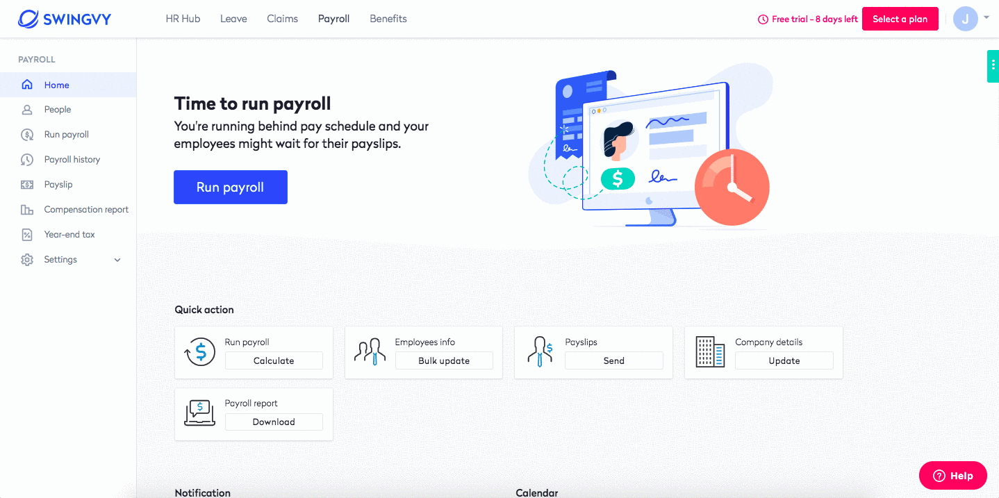 Step 4 - Fill up and upload employees’ history data